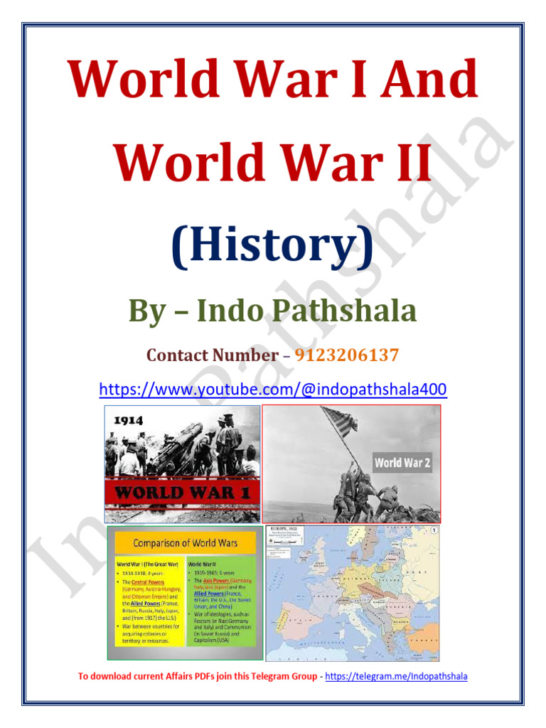 World War I & II | PDF | World War II | World War I