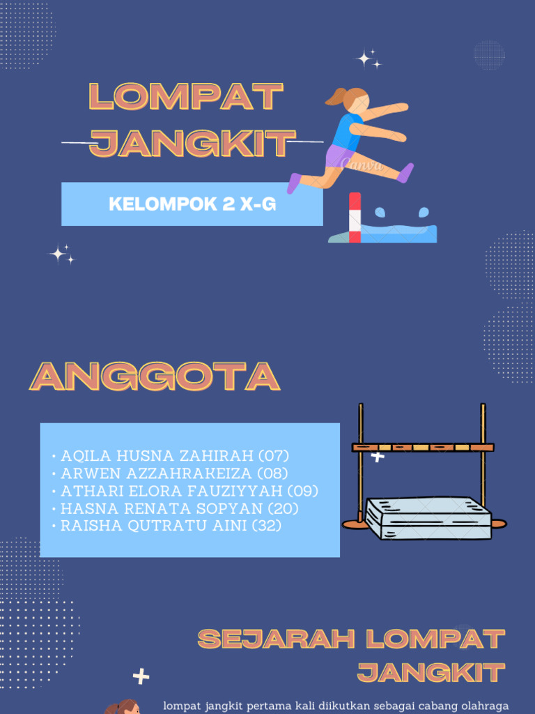 Lompat Jangkit X-G (Kelompok 2) | PDF | Olahraga & Rekreasi