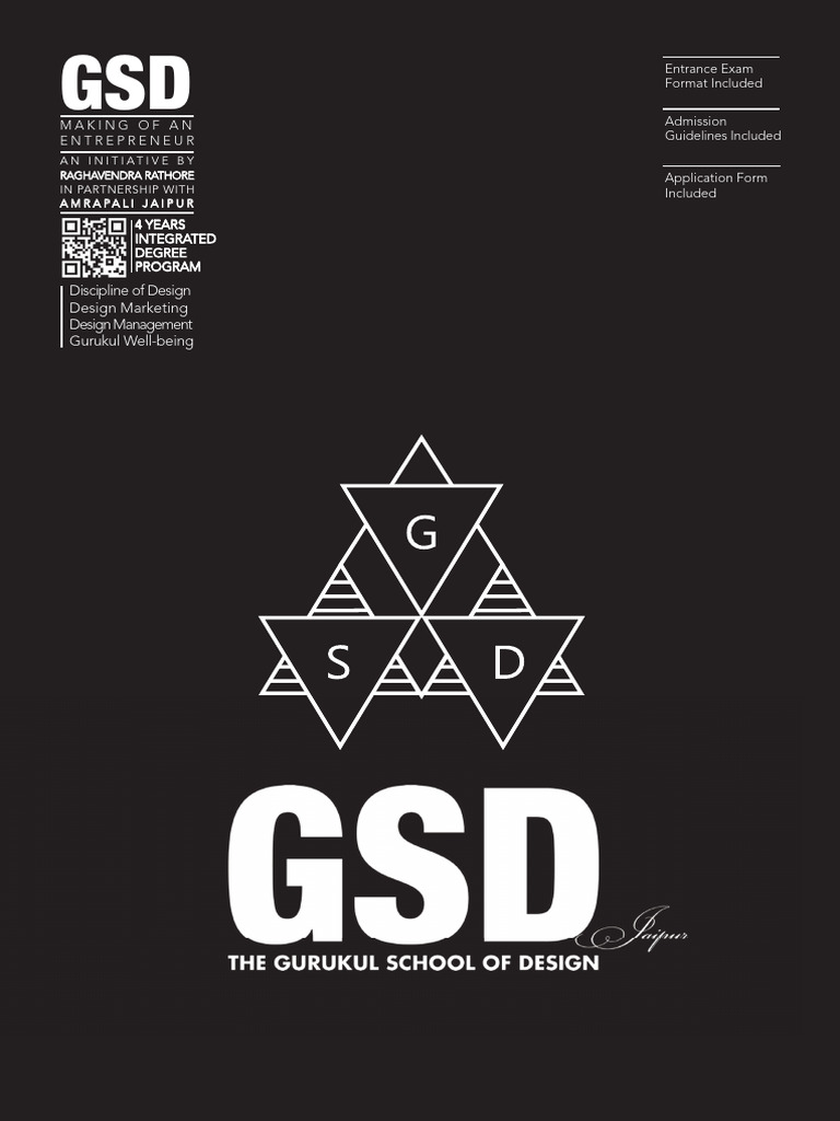 GSD Brochure | PDF | University And College Admission | Mentorship