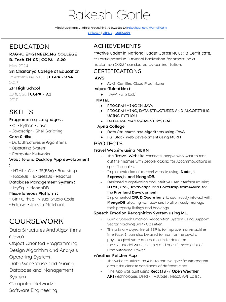 Rakesh Gorle | Download Free PDF | Java (Programming Language) | Systems Engineering