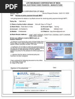 LIC - NEFT Format | PDF