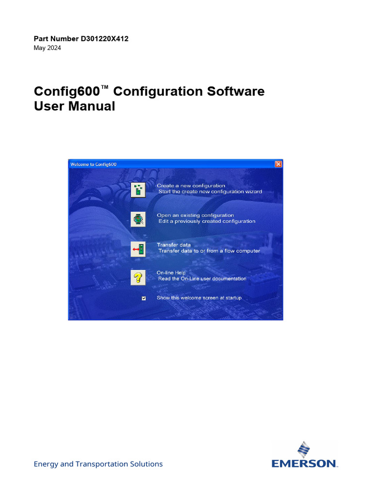 Config600 Configuration Software User Manual en 132292 | PDF | Computer File | Software