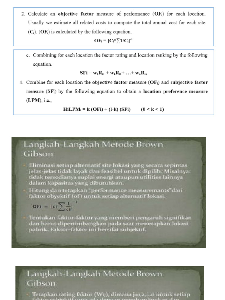 Brown Gibson Model | PDF
