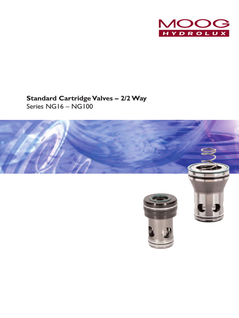 Moog Hydrolux Cee Series Cartridge Valves | Download Free PDF | Valve ...