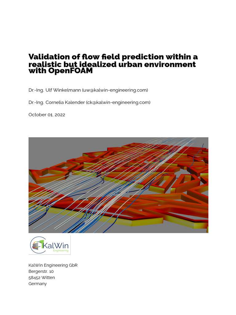 Winkelmann2022 Michelstadt KalWin Report Validation Okt2022 | Download Free PDF | Computational ...