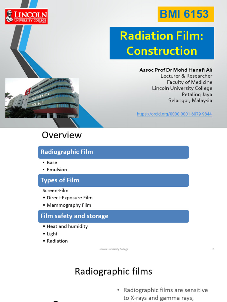 Understanding Radiographic Film Types | PDF | Radiography | Imaging