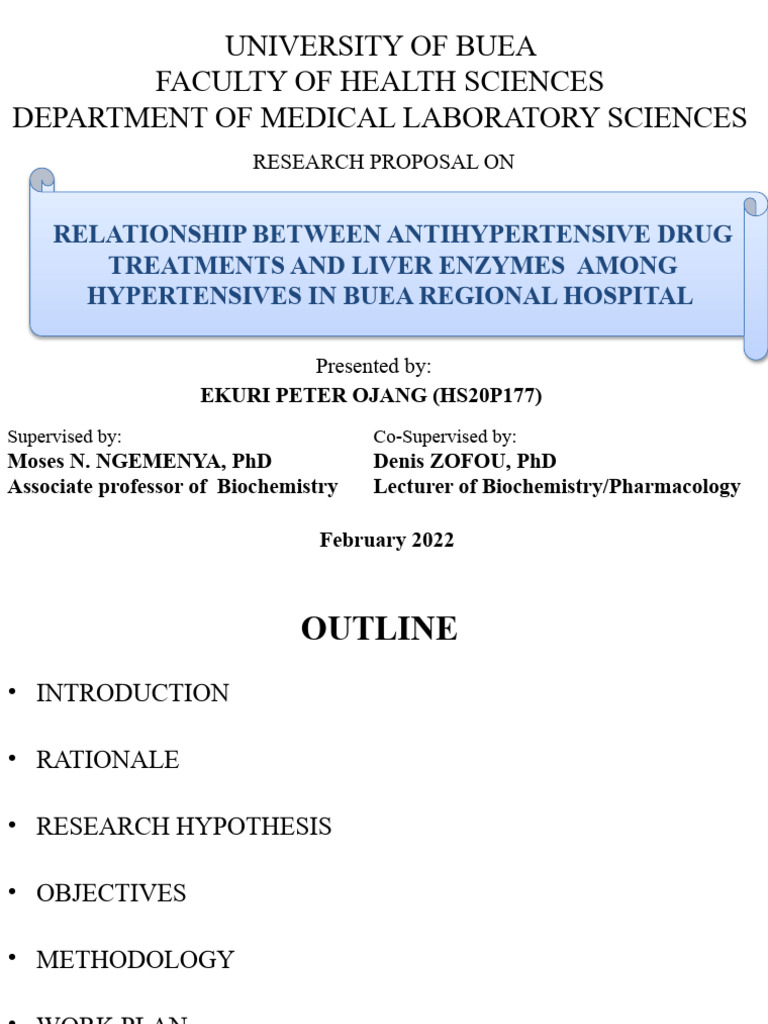 Ekuri Proposal | PDF | Hypertension | Medical Specialties