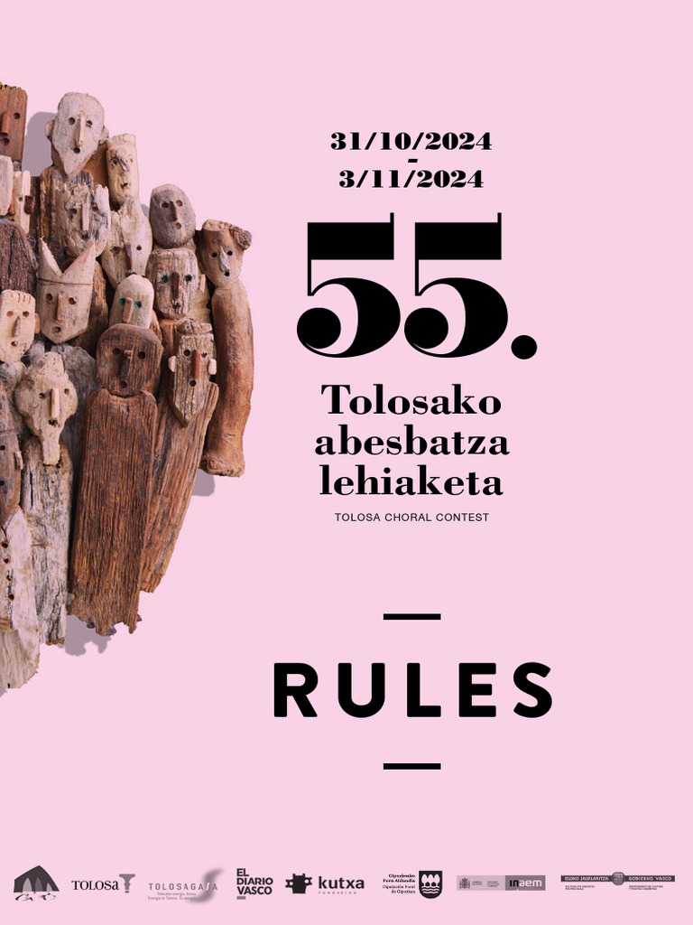 Rules 55 Tolosa | Download Free PDF | Choir | Musical Compositions