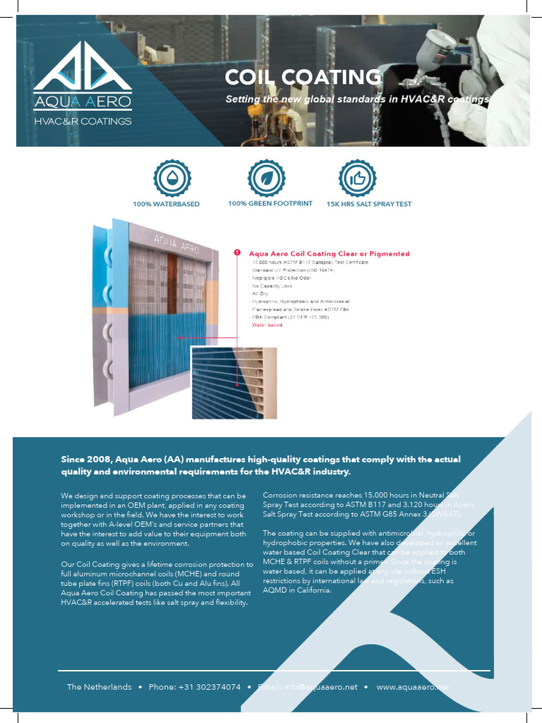 Introduction Aqua Aero Coil Coating 20102021 | PDF | Materials ...