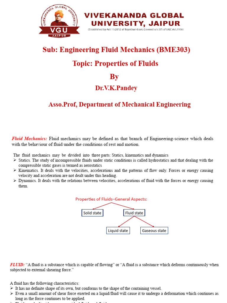 Module I | PDF | Viscosity | Surface Tension