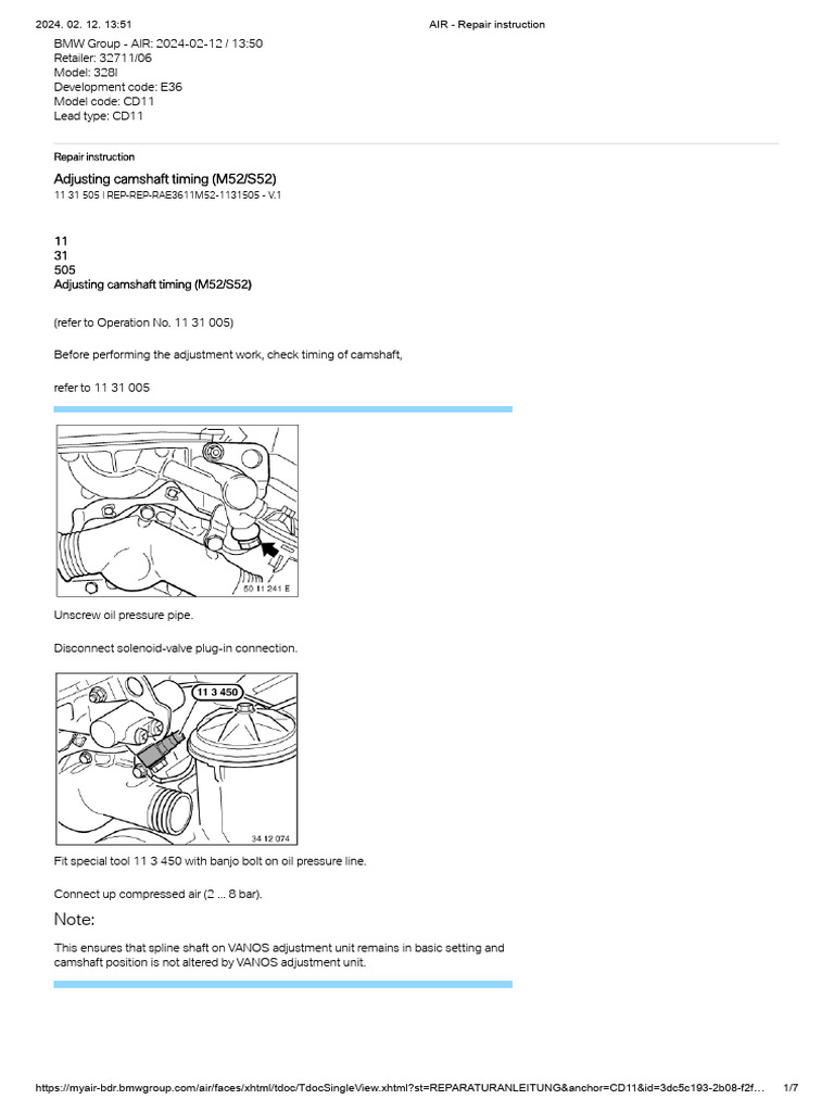 M50 timing setting | PDF | Mechanical Engineering | Machines