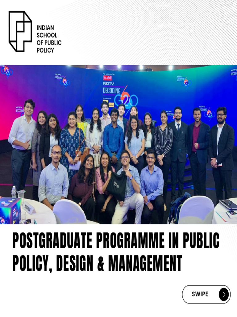 ISPP Programme in Public Policy, Design & Management | PDF