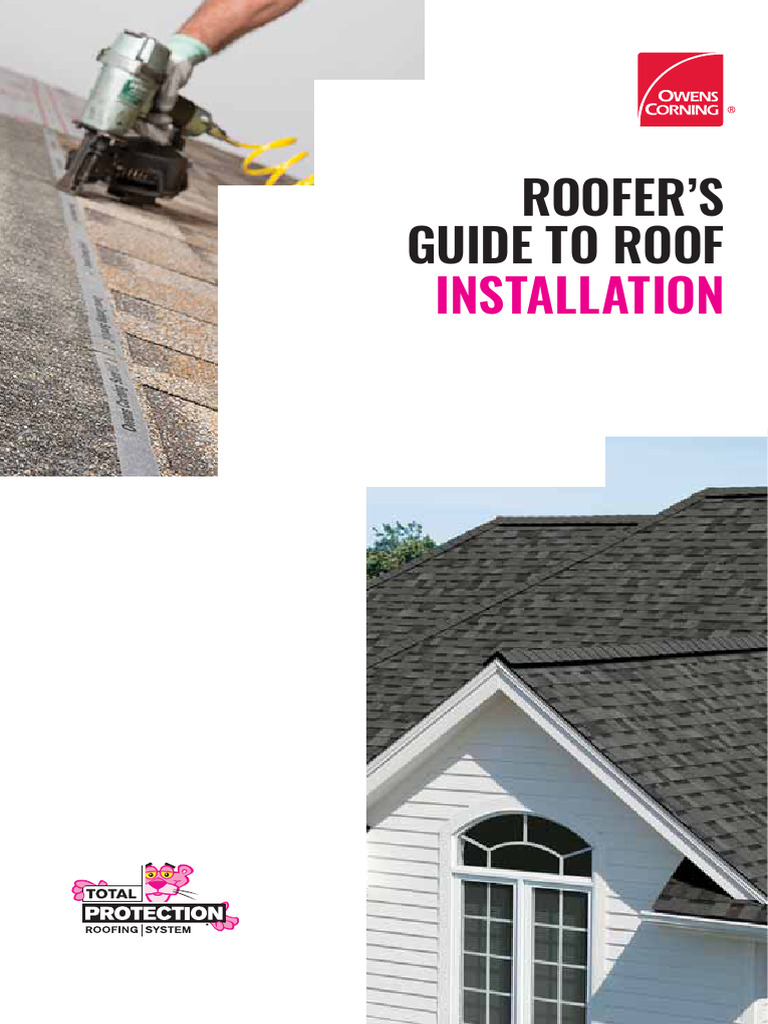 Roofing Install Manual Pocket Size | PDF | Roof