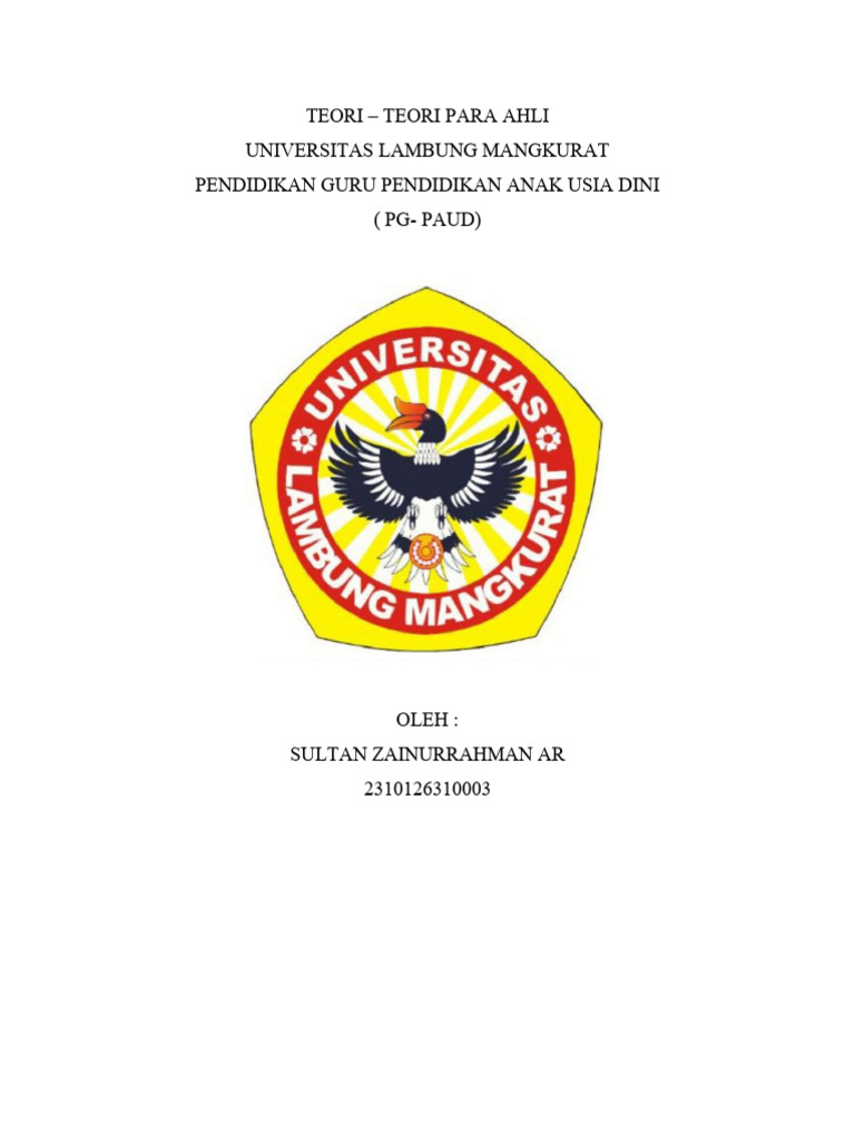 Teori para Ahli | PDF
