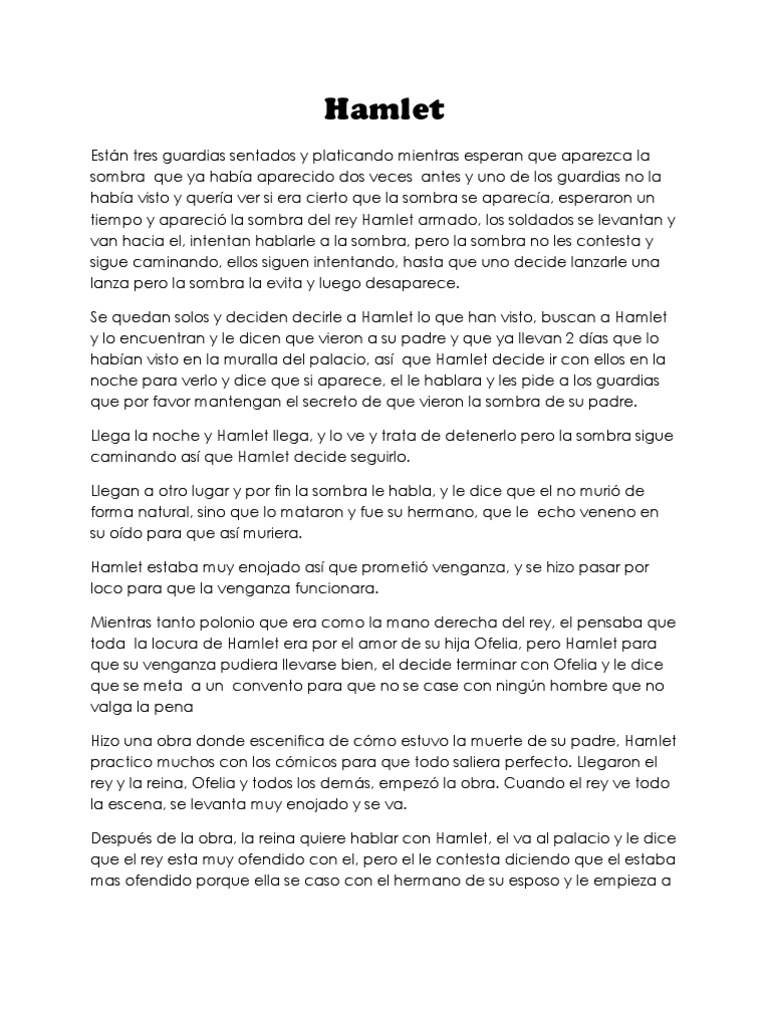 Hamlet | PDF | William Shakespeare | Teatro