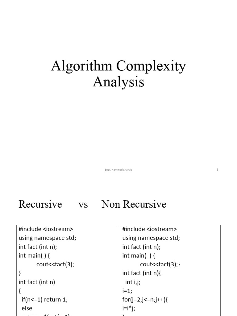 Algorithm - Analysis & Big O | PDF | Time Complexity | Numerical Analysis