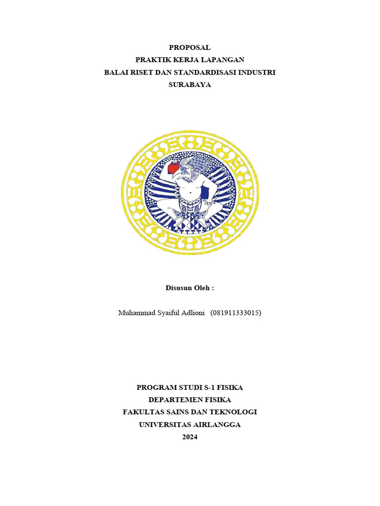 Proposal PKL Muhammad Syaiful | PDF