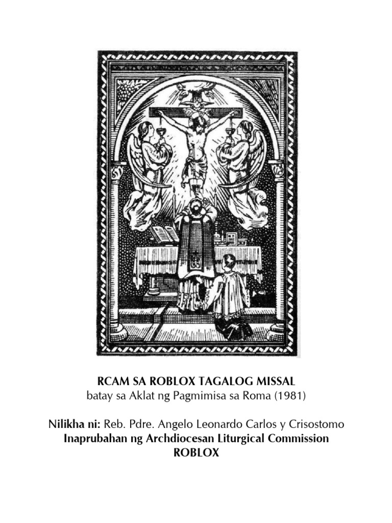 Rcam RBLX - Tagalog Missal | PDF