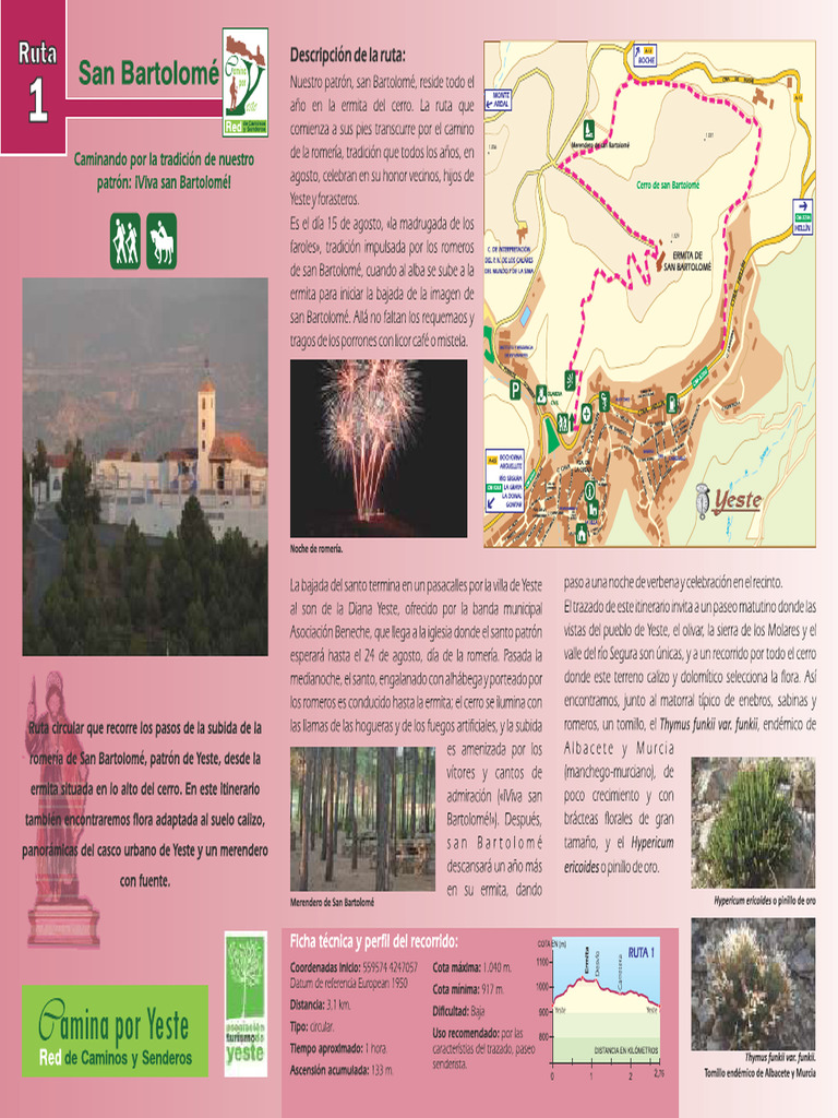 Folleto RUTA 1 | PDF
