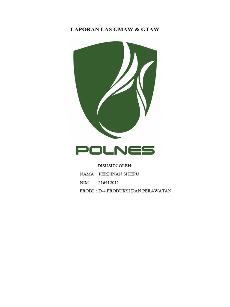 Contoh LAPORAN LAS GMAW | PDF