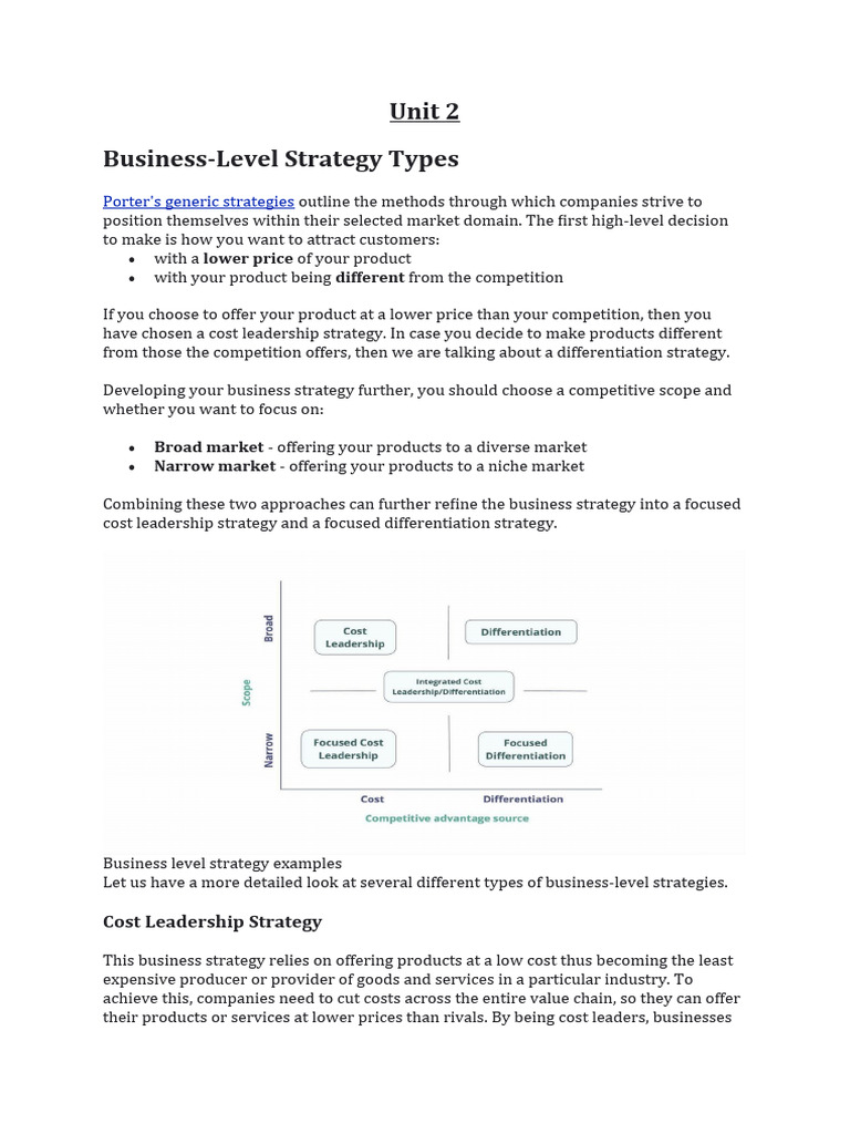 Business strategies | PDF | Strategic Management | Private Sector