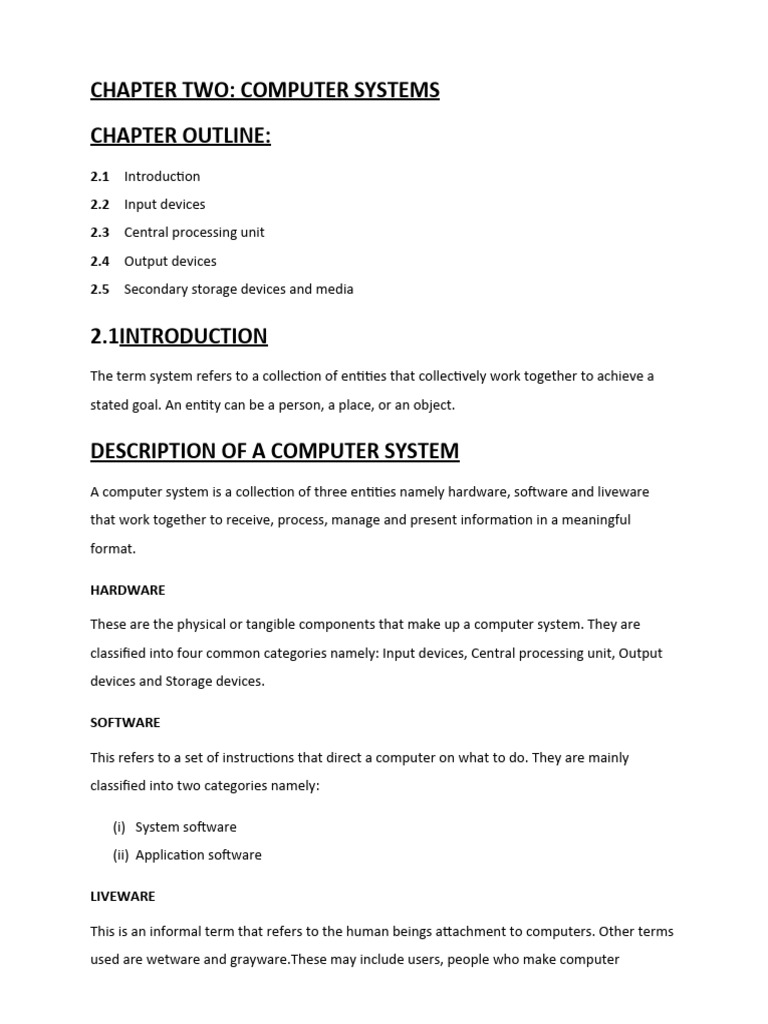 Computer System | Download Free PDF | Computer Data Storage | Computer ... Computer System | Download Free PDF | Computer Data Storage | Computer ...