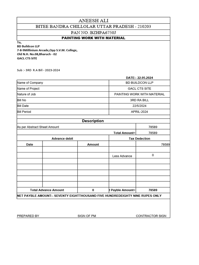 RA-03 ANISH ALI | PDF | Paintings | Plastic Arts