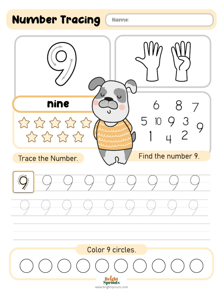number-_tracing_worksheet_9 | PDF