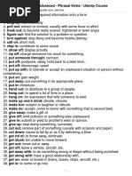 CAE C1 Vocabulary List | PDF