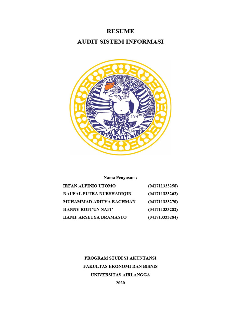 Resume Audit Sistem Informasi Week 3 | PDF