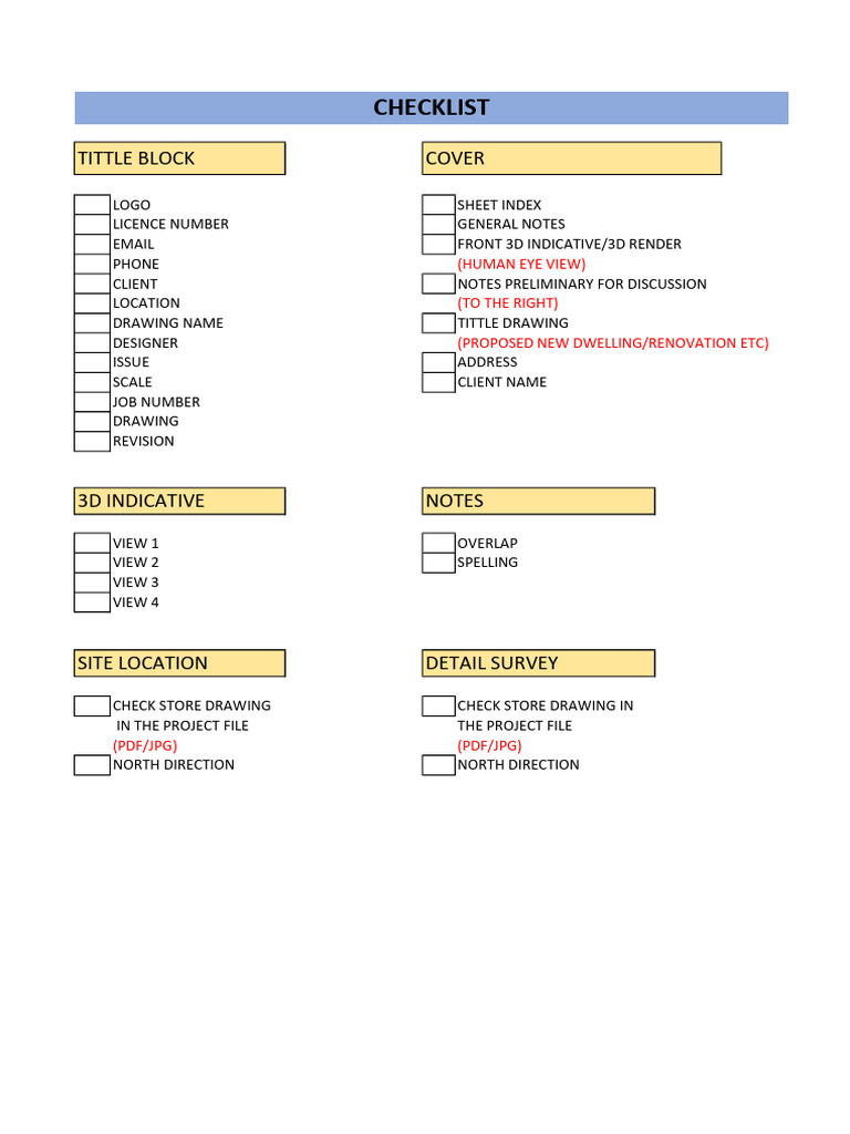 Tabel Checklist (Selfchek) | PDF | Bathroom | Civil Engineering
