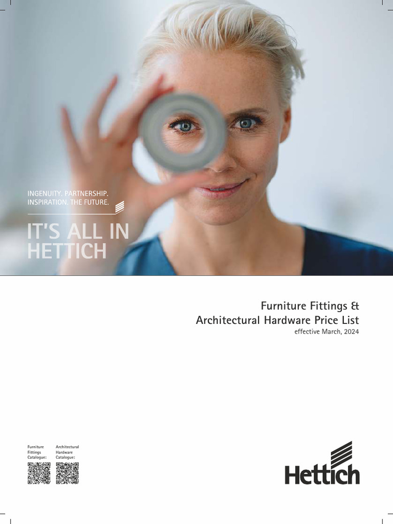 Furniture Fittings & Architectural Hardware Price List March 2024 | PDF ...
