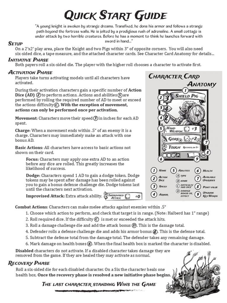 Quick Start Guide | PDF | Tabletop Games | Gaming