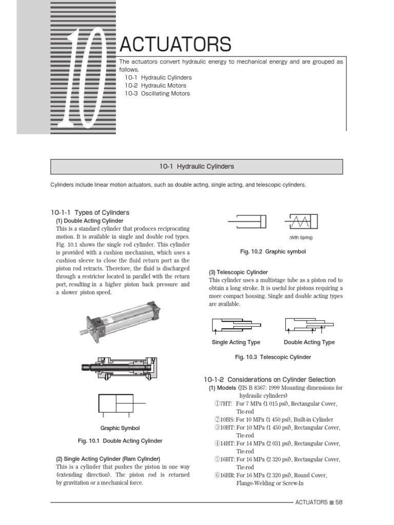 Actuators | PDF | Piston | Engines