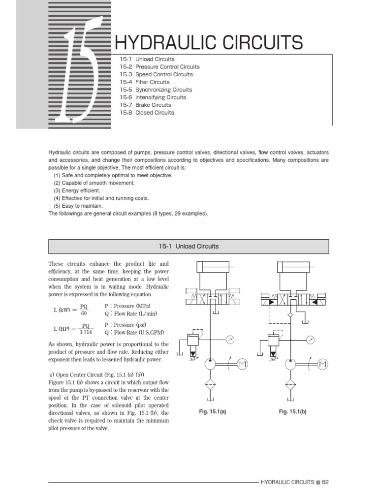 Hydraulic Circuits | PDF | Pump | Valve