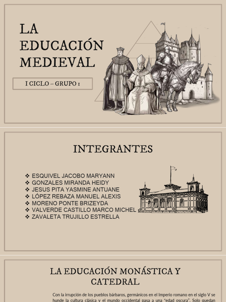 Educacion Medieval | PDF | Caballero | Caballería