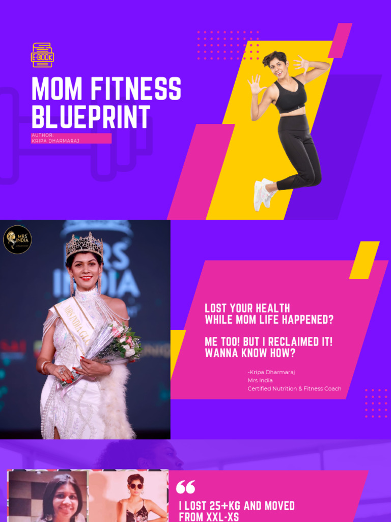 Mom Fitness Blueprint | PDF | Physical Fitness | Weight Loss
