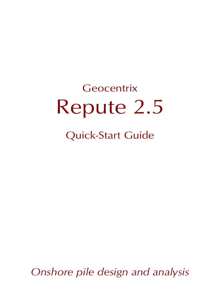 Repute 2.5 Quick-Start Guide | PDF | Deep Foundation | Icon (Computing)