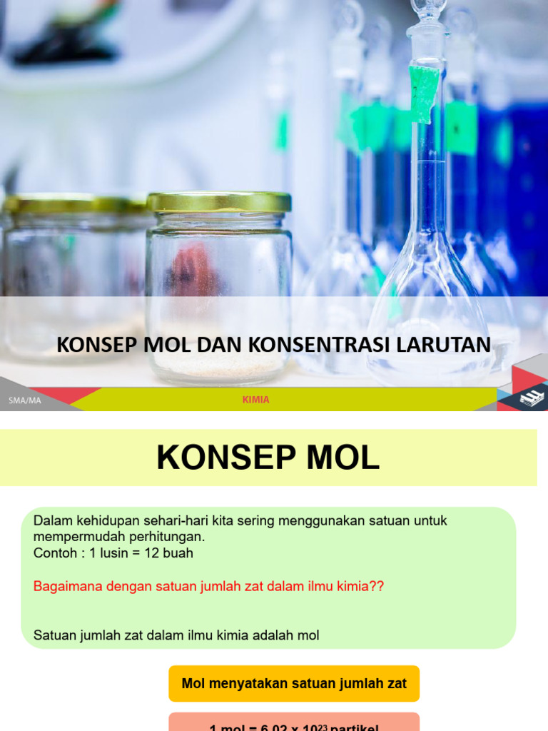 Konsep Mol Dan Konsentrasi Larutan | PDF