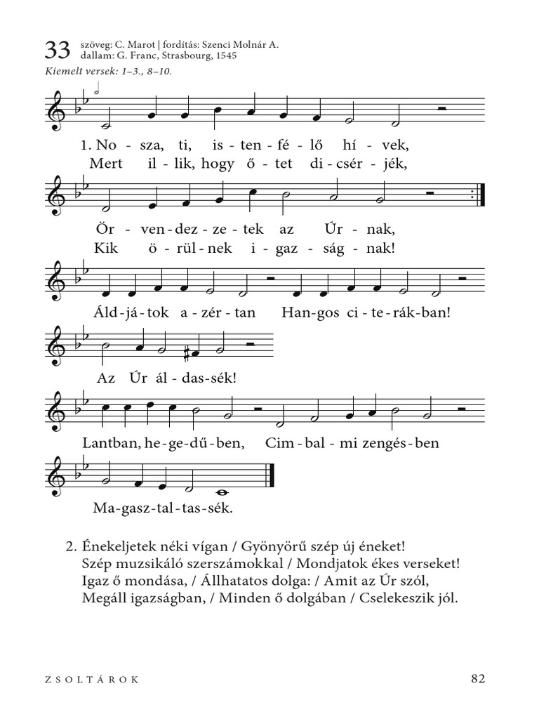 Kodály Nosza Ti Istenfélő Hívek | PDF