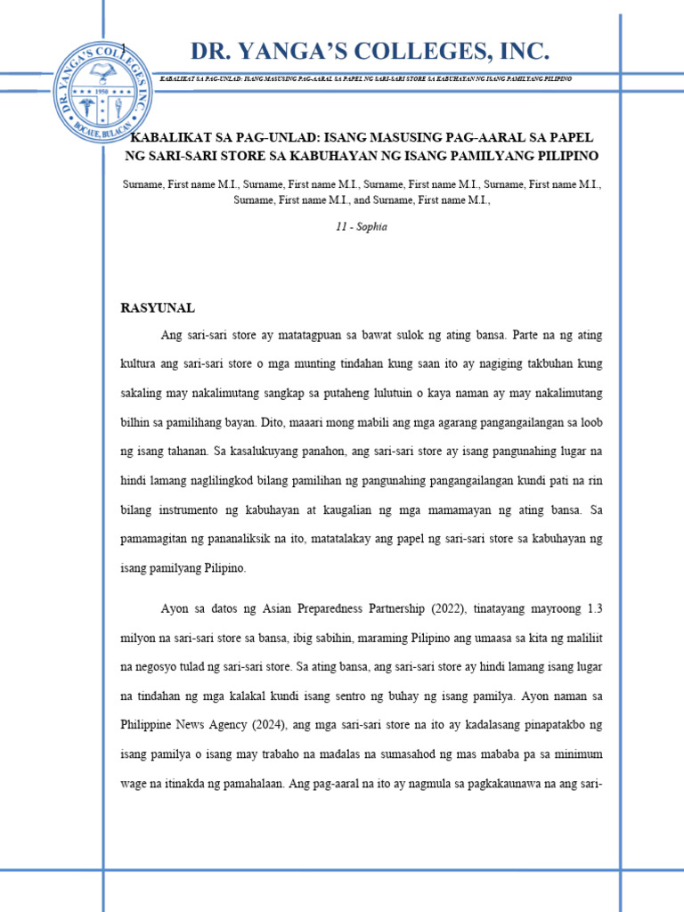 Concept Paper PAGPAG | PDF