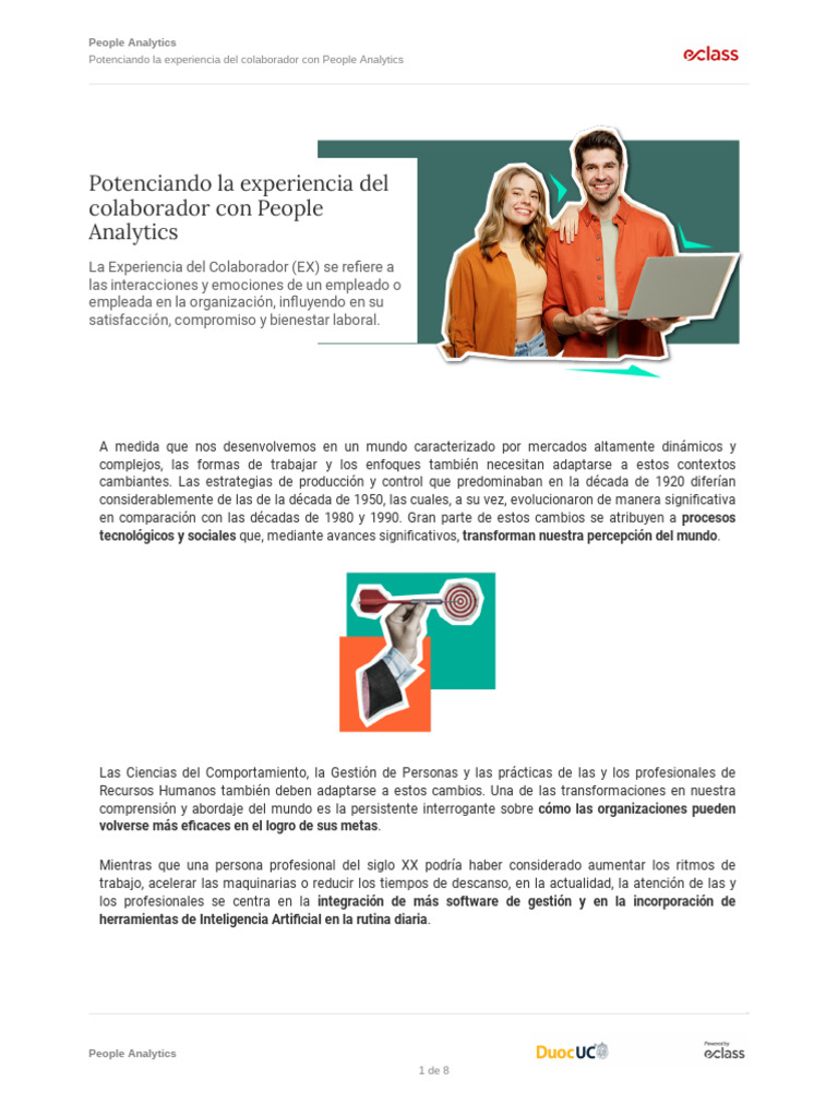 People Analytics Potenciando La Experiencia Del Colaborador Con People Analytics | PDF ...