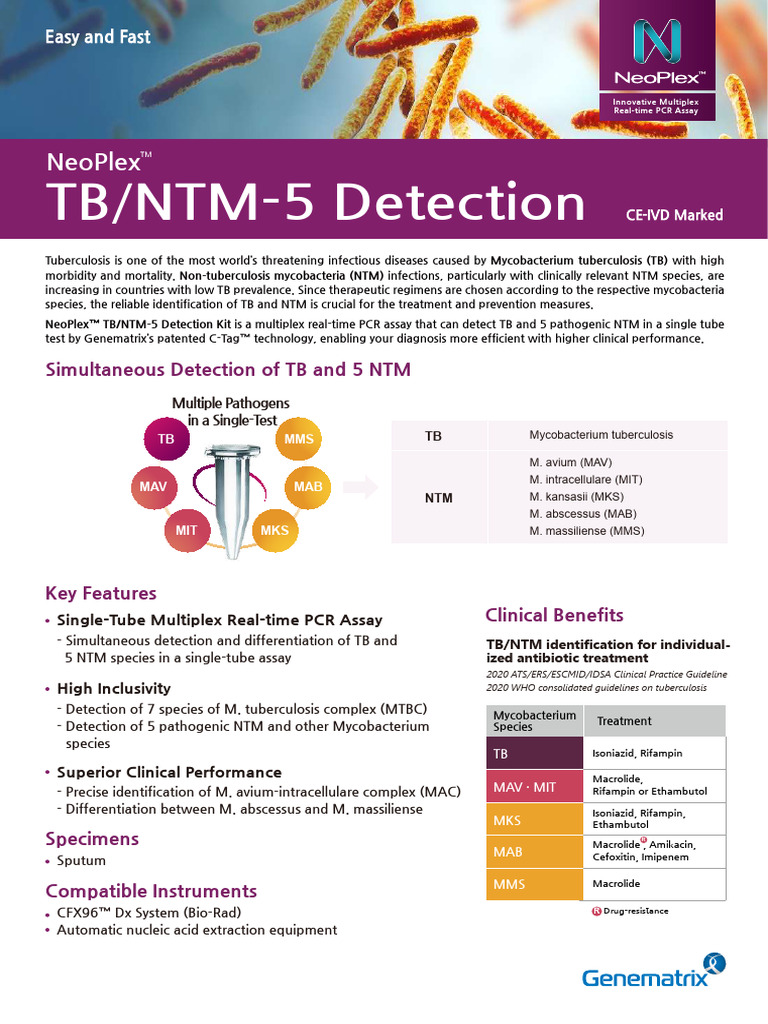 NeoPlex¢â TBNTM5 Detection_Brochure(EN) | PDF | Tuberculosis ...