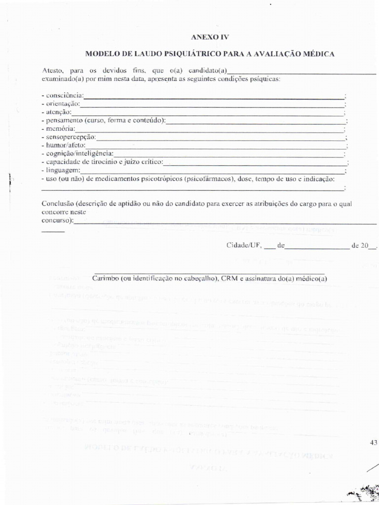 Modelo Laudo Psic | PDF