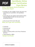 Quickbooks Online Certification Practice Test | PDF | Finance & Money ...