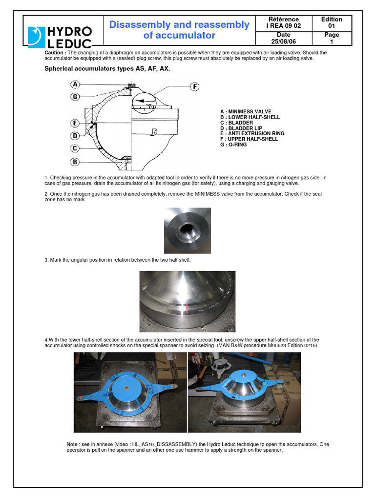 Bladder Assembly for Spherical Accumulators | PDF | Mechanical Engineering