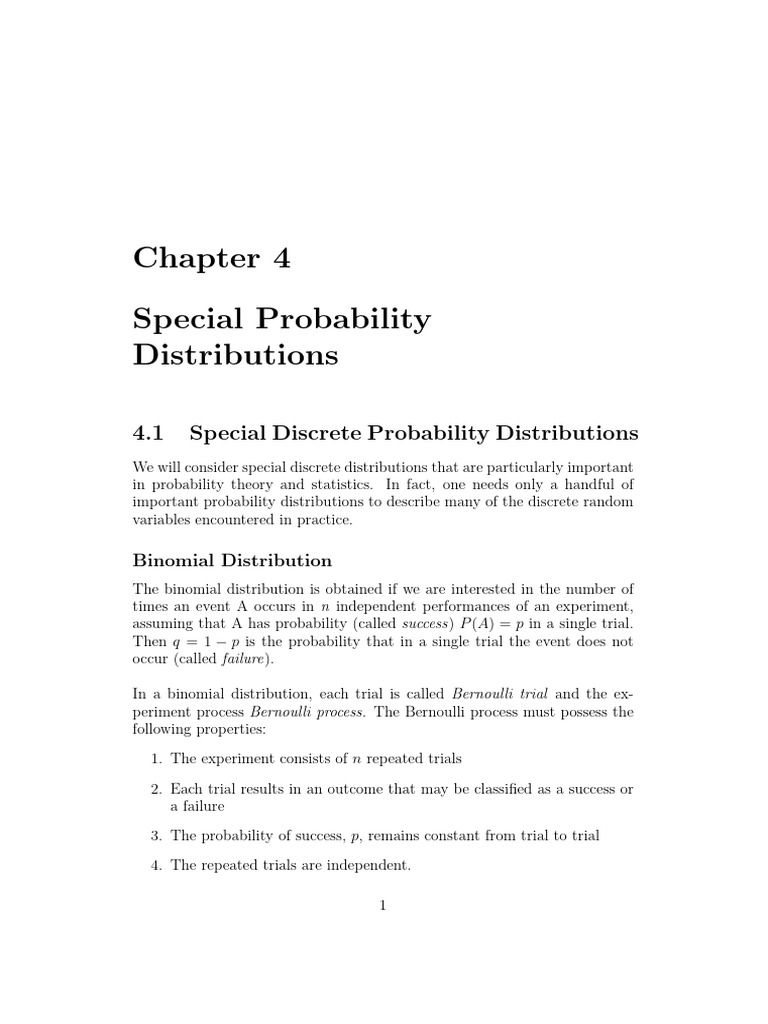 Chapter 4 | Download Free PDF | Probability Distribution | Normal Distribution