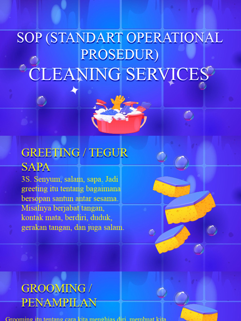 Materi Cleaning Services | PDF