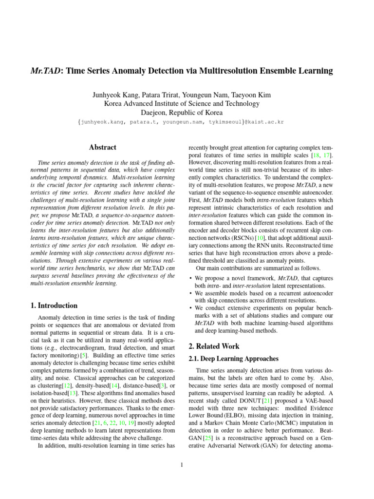 Mr.tad Report | PDF | Machine Learning | Statistical Analysis