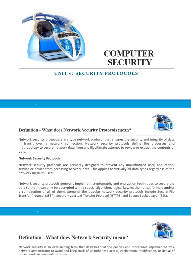 Unit 6 | PDF | Virtual Private Network | Internet Protocols